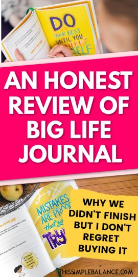 An Honest Big Life Journal Review: What We Loved & What We Didn't ...