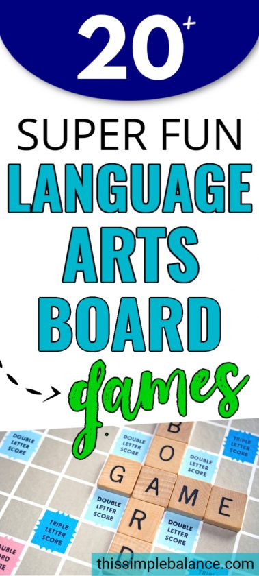 20+ Language Arts Board Games - This Simple Balance