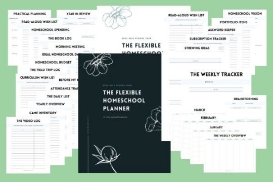 The Flexible Homeschool Planner - This Simple Balance