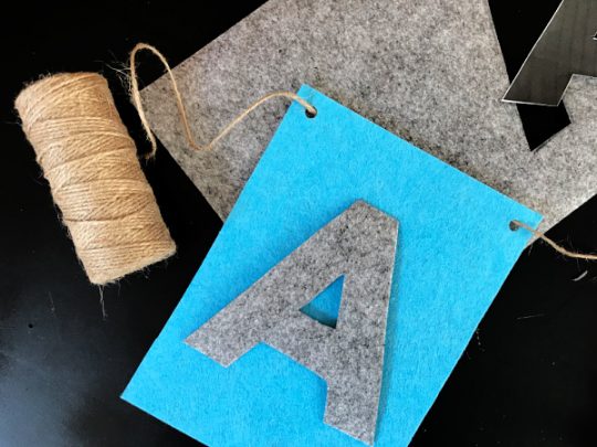 DIY Alphabet Banner for Your Classroom or Homeschool - This Simple Balance
