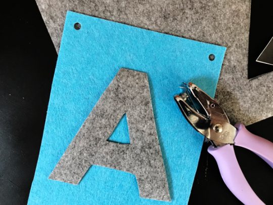 DIY Alphabet Banner for Your Classroom or Homeschool - This Simple Balance
