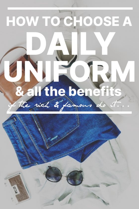The Daily Uniform: The Ultimate Way to Simplify Your Mornings - This ...