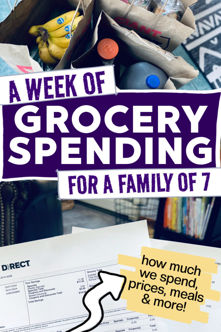 A Week of Grocery Spending for a Family of 7 ($350/Week in 2024) - This ...