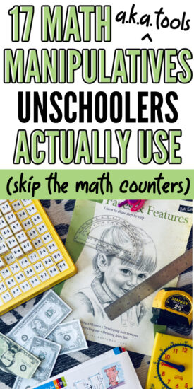 17+ Math Manipulatives My Unschooled Kids Actually Use (Skip the Math ...
