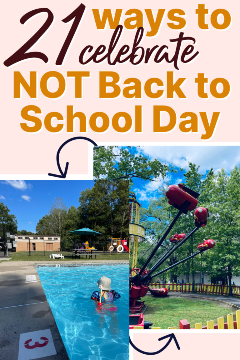 21 Fun Ways to Celebrate Not Back to School Day - This Simple Balance