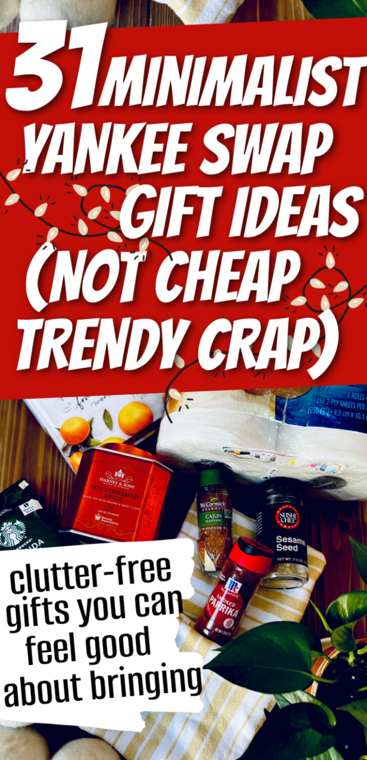 31 Minimalist Yankee Swap Gift Ideas (Have Fun Without the Clutter ...