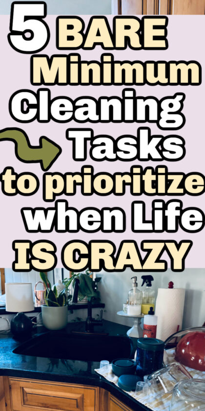 5 Bare Minimum Cleaning Tasks to Prioritize When You're in Survival ...