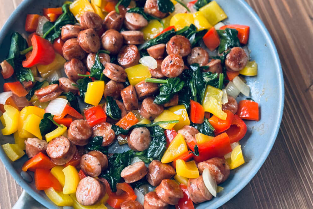 Easy Costco Chicken Sausage Stir Fry (Healthy 20-Minute Meal) - This ...
