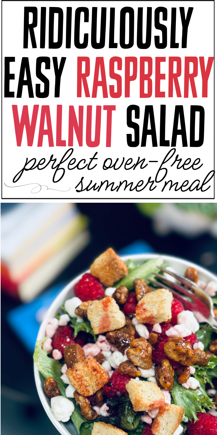 Easy Raspberry Walnut Salad Recipe (No Chopping Required) - This Simple ...